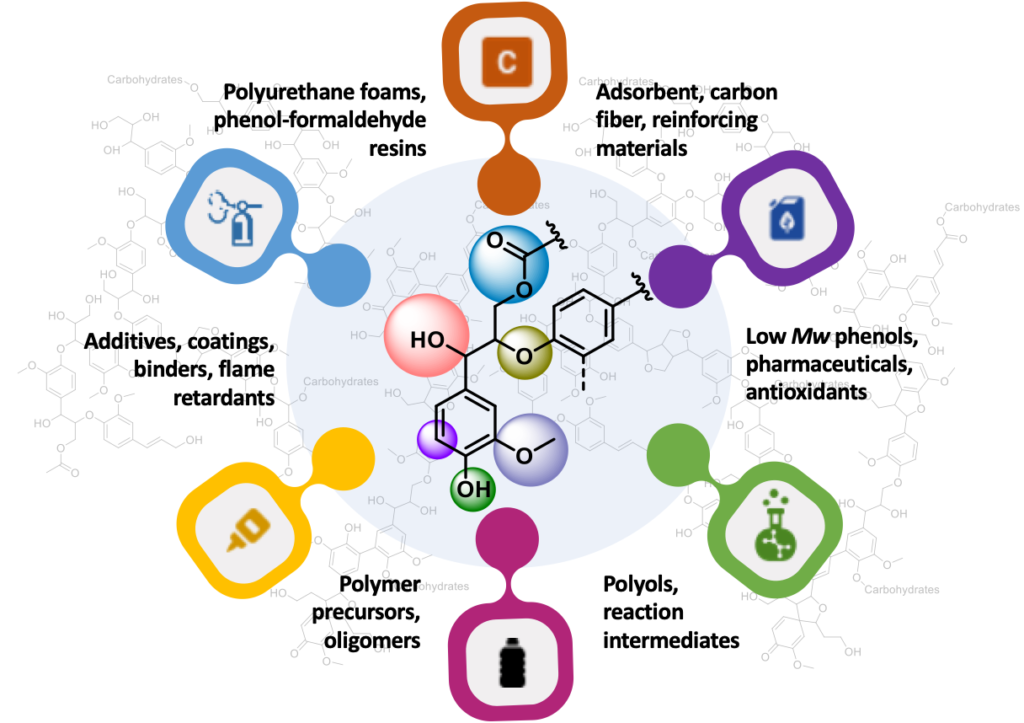 Lignin functionalization strategies and the potential applications of ...