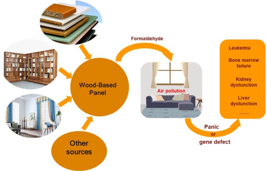 Health damage and repair mechanism related to formaldehyde released ...